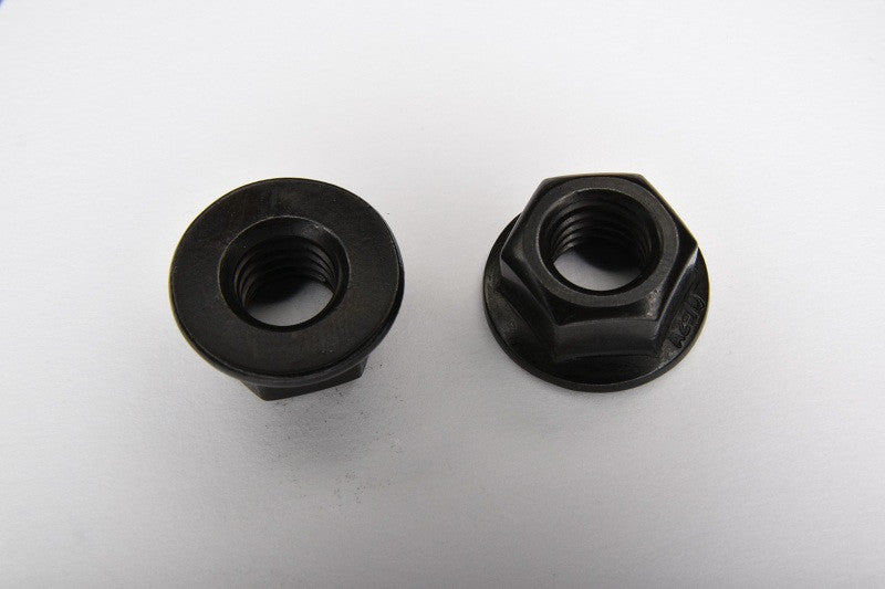 Black Stainless Steel Non Serrated Flange Nuts A2-70 | carbolts.co.uk
